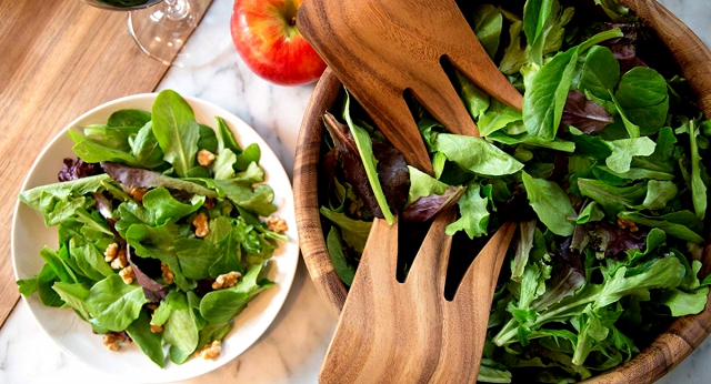 Salad Hands That Make Tossing And Serving Fun