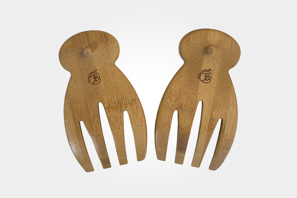 Salad Hands That Make Tossing And Serving Fun